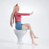 Power Sitting on Toilet “It was a Promise, Right?” Chainsaw Man Figure ...