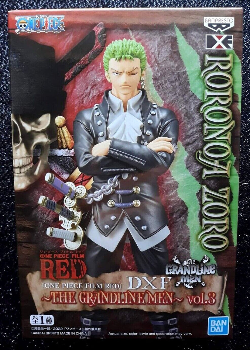 Roronoa Zoro Vol. 3 One Piece DXF The Grandline Men Figure by Banpresto ...