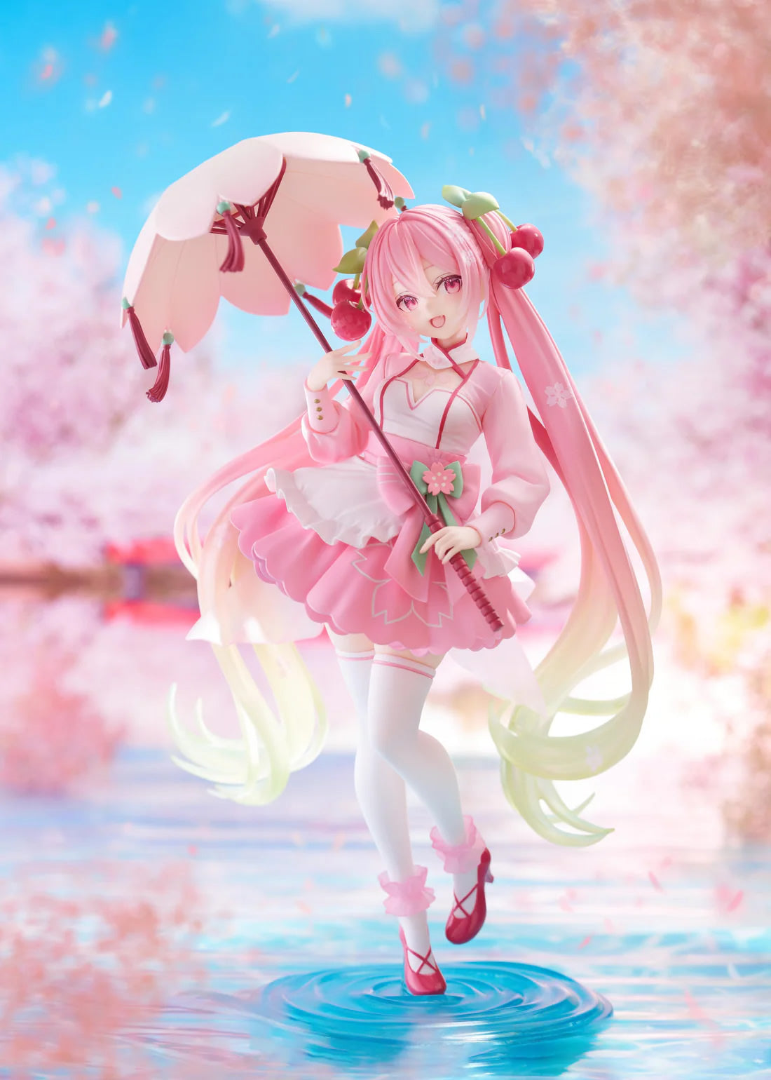 Sakura Miku (Sakura Dress Ver.) AMP+ Figure Hatsune Miku Vocaloid Figu ...