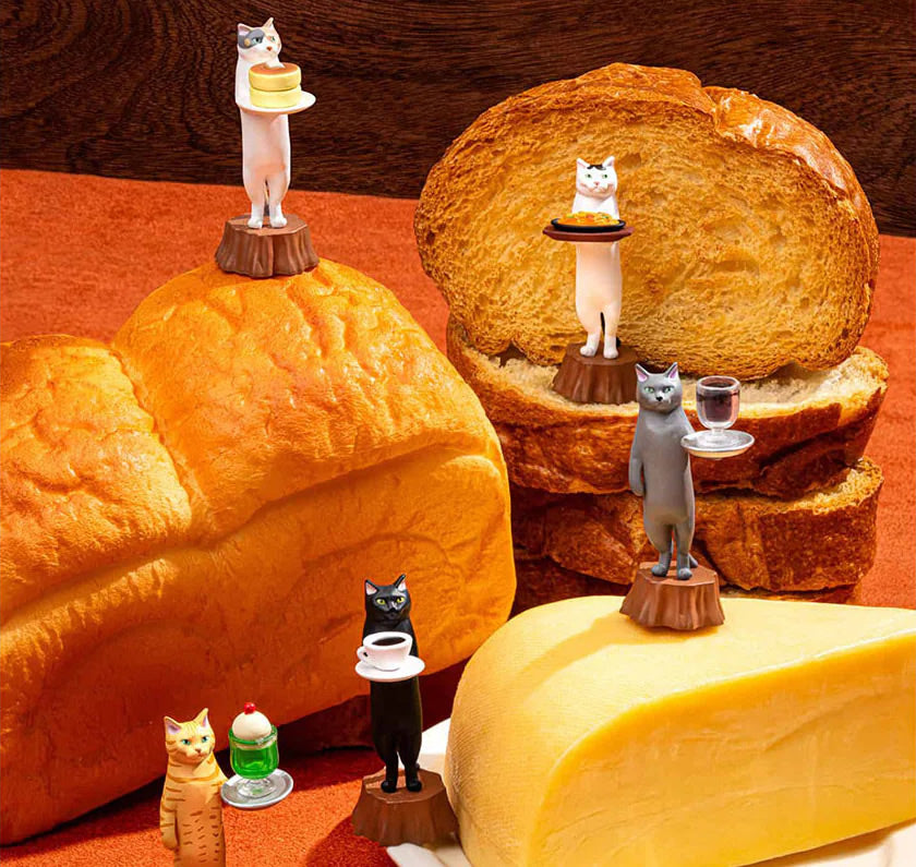 The Cat Retro Cafe (Neko no Jun Kissa) Assorted Blind Box Mini Figure ...